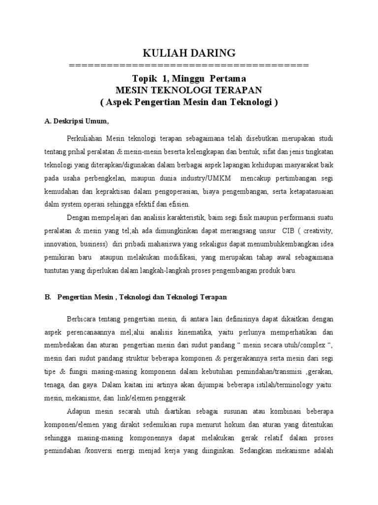 Pengantar Dan Pengertian MTT | PDF