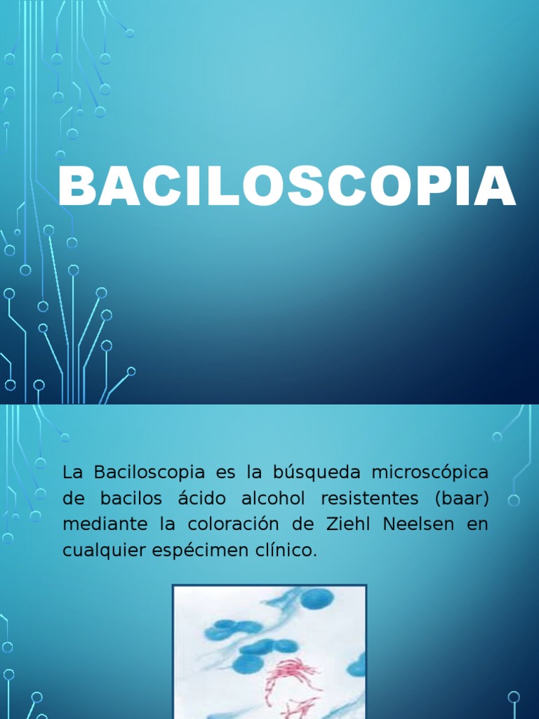BACILOSCOPIAS | PDF | Tinción | Especialidades Medicas