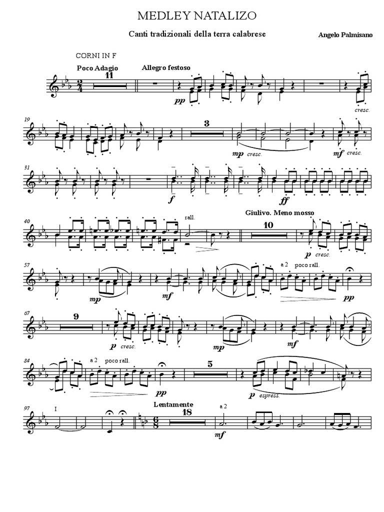 Calabrian folk songs of the earth | PDF | Musical Forms | Performing Arts