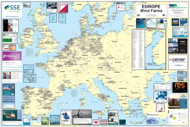 Map of European Wind Farms | PDF
