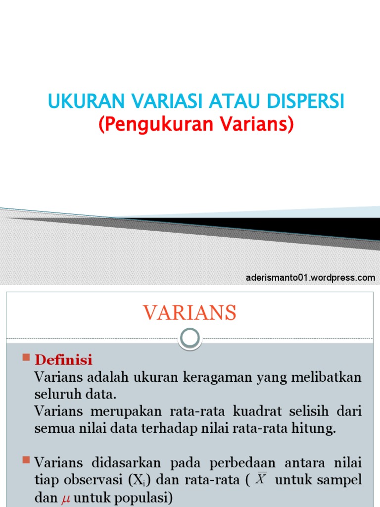 Varians Baru | PDF