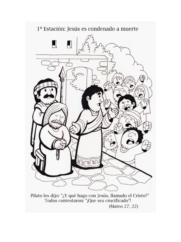 El ViaCrucis para Imprimir y o Decorar PDF | PDF