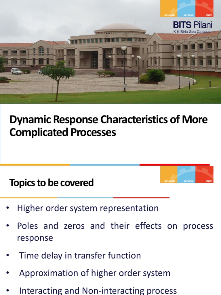 Lect Slides - Dynamic Response Characteristics of More Complicated ...