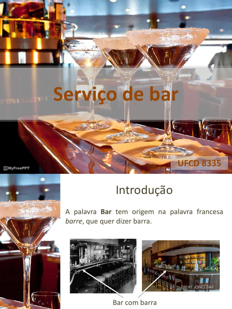 Serviço de Bar - 8335 | PDF | Barman | Cafeteria