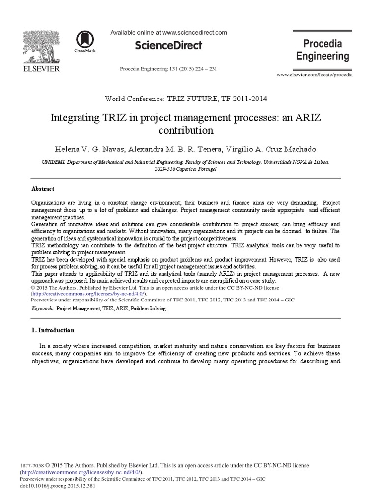 TRIZ | PDF | Project Management | Innovation