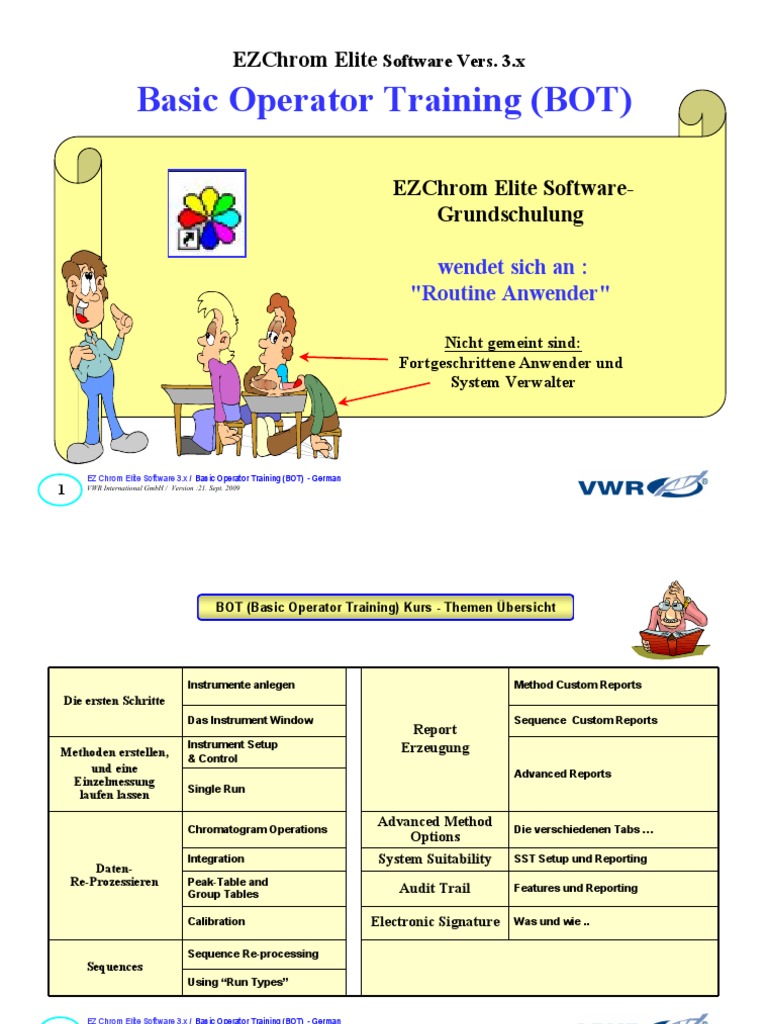 EZChrom Elite Basic Training Manual | PDF | Information Technology ...