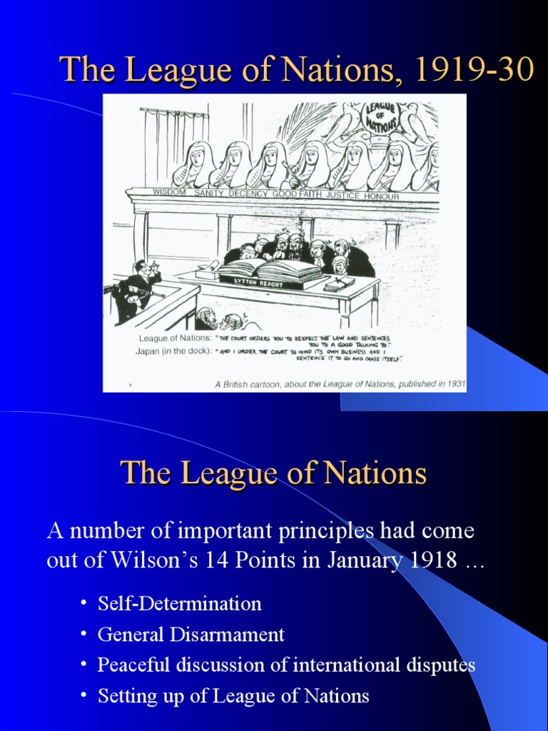 Aims and Challenges of the League of Nations | PDF | League Of Nations ...
