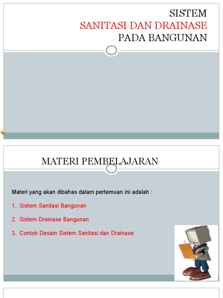 Sistem Sanitasi Dan Drainase Rev | PDF
