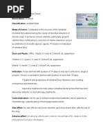 Racecadotril (Hidrasec) Drug Study | PDF | Dose (Biochemistry) | Chemistry