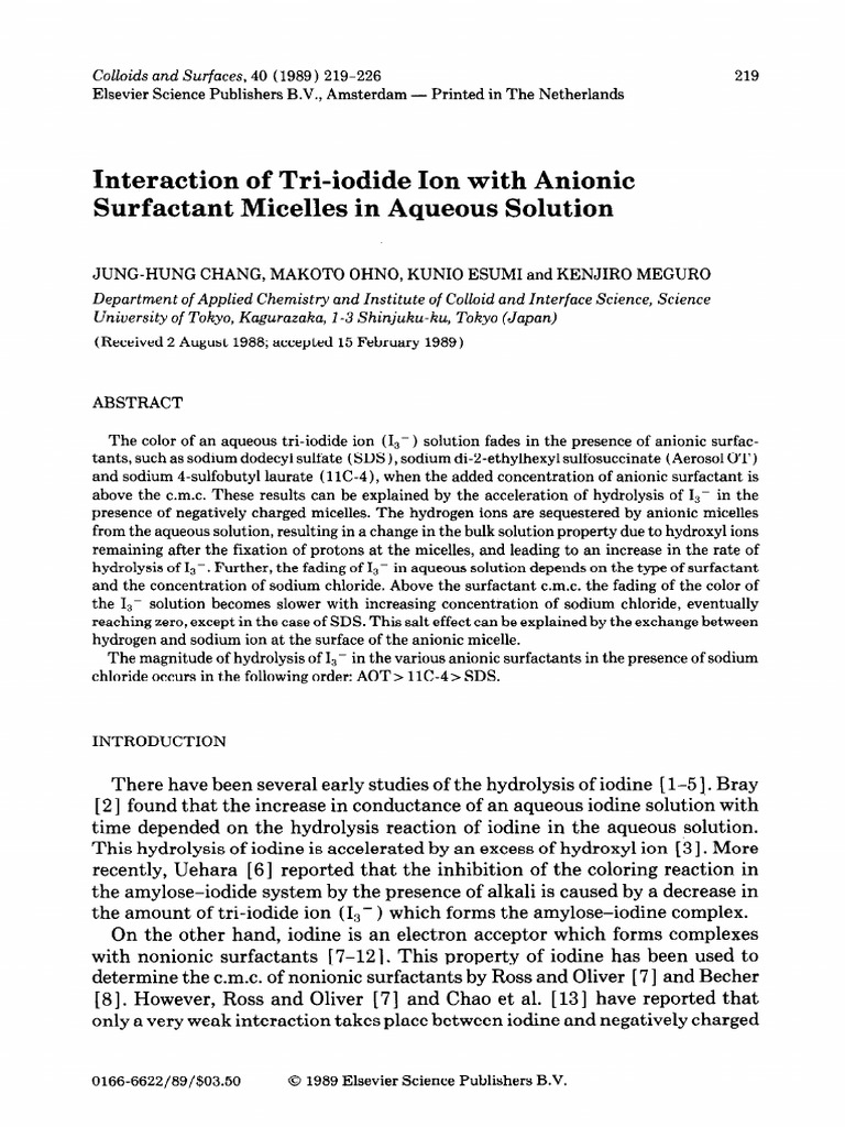 Uji Disolusi Tablet | Download Free PDF | Sodium Dodecyl Sulfate | Ion