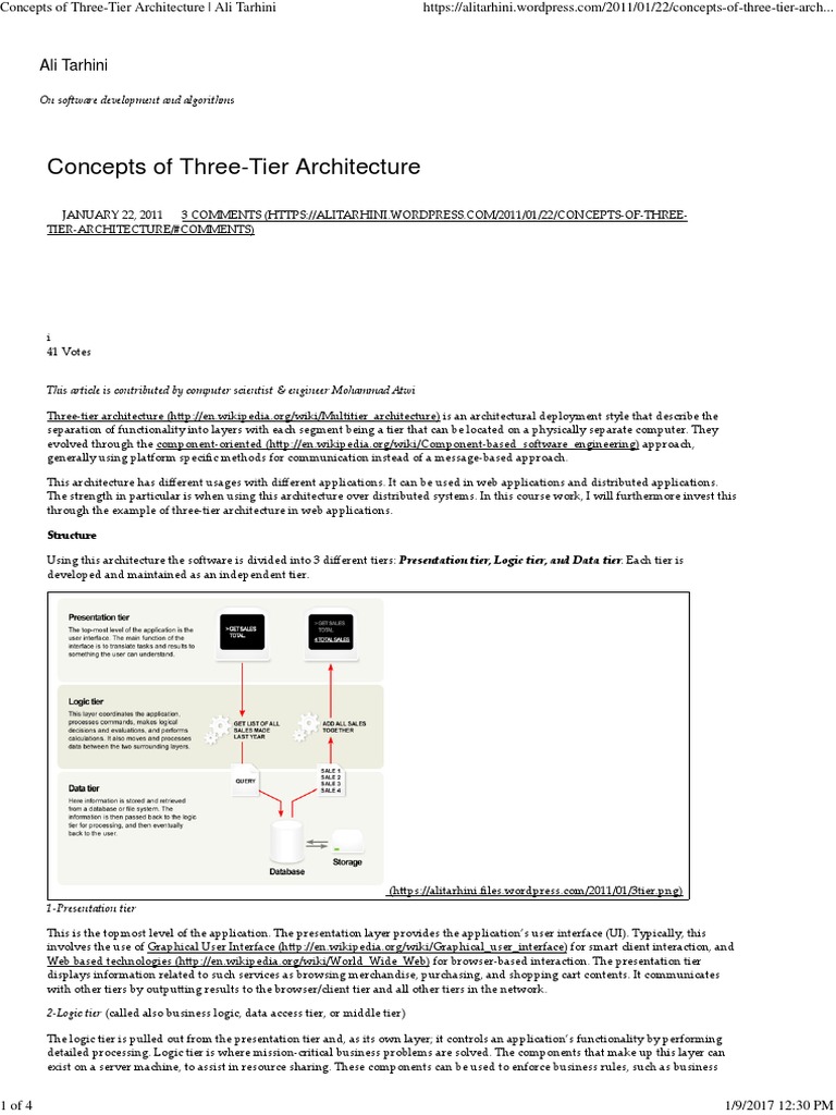 Understanding the Concepts and Benefits of Three-Tier Architecture for ...