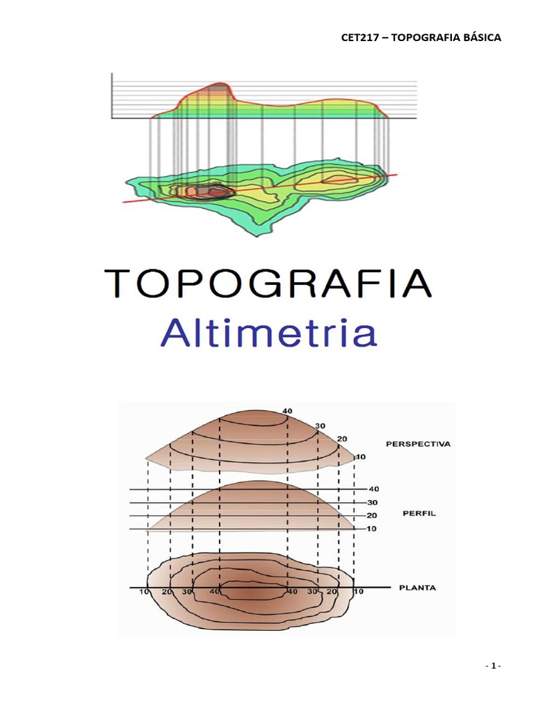 Apostila CET217 - ALTIMETRIA | PDF | Geomática | Geografia