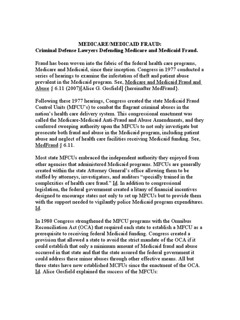 Medicare/Medicaid Fraud: Criminal Defense Lawyers Defending Medicare ...