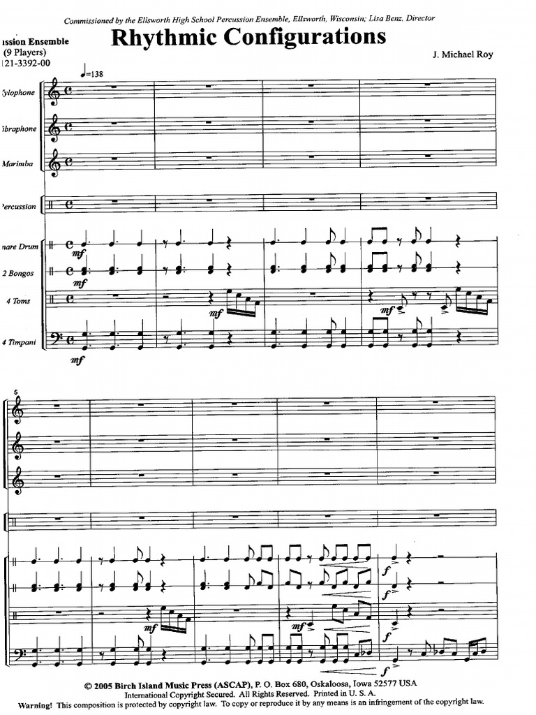 Percussion Ensemble 9 Players 2 | PDF