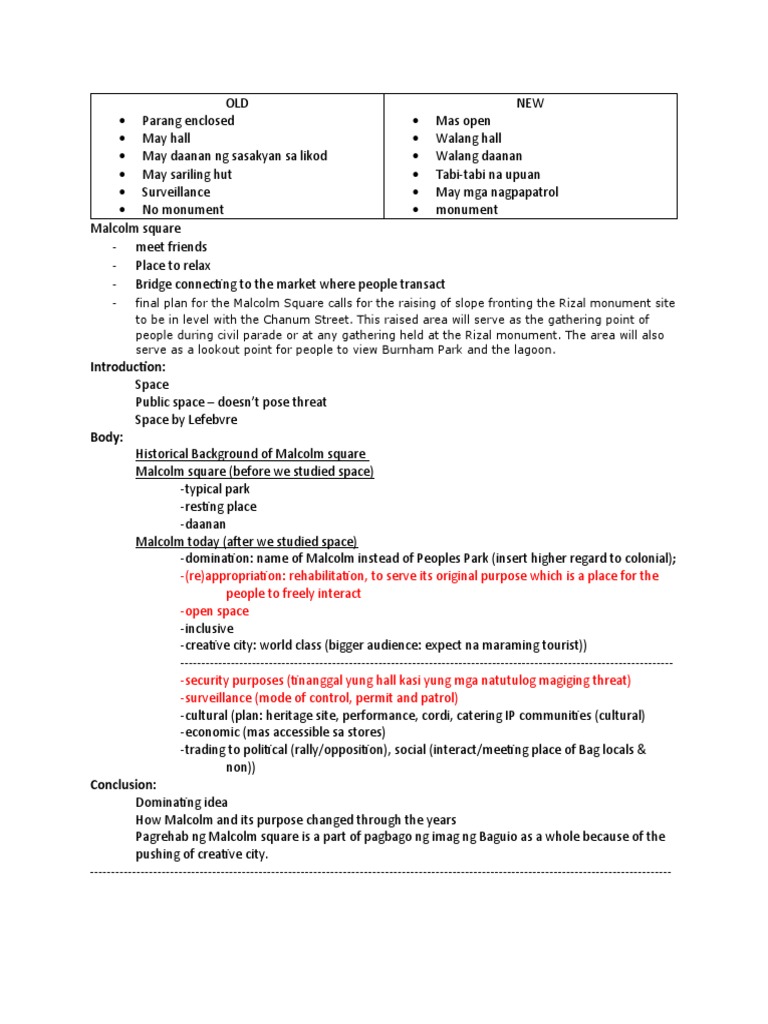 Malcolm Square | PDF