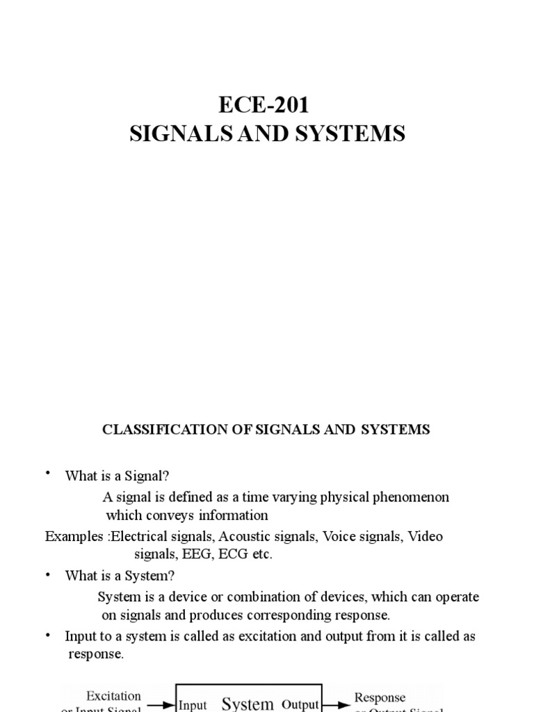 Signals and Systems | PDF | Discrete Time And Continuous Time | Applied ...