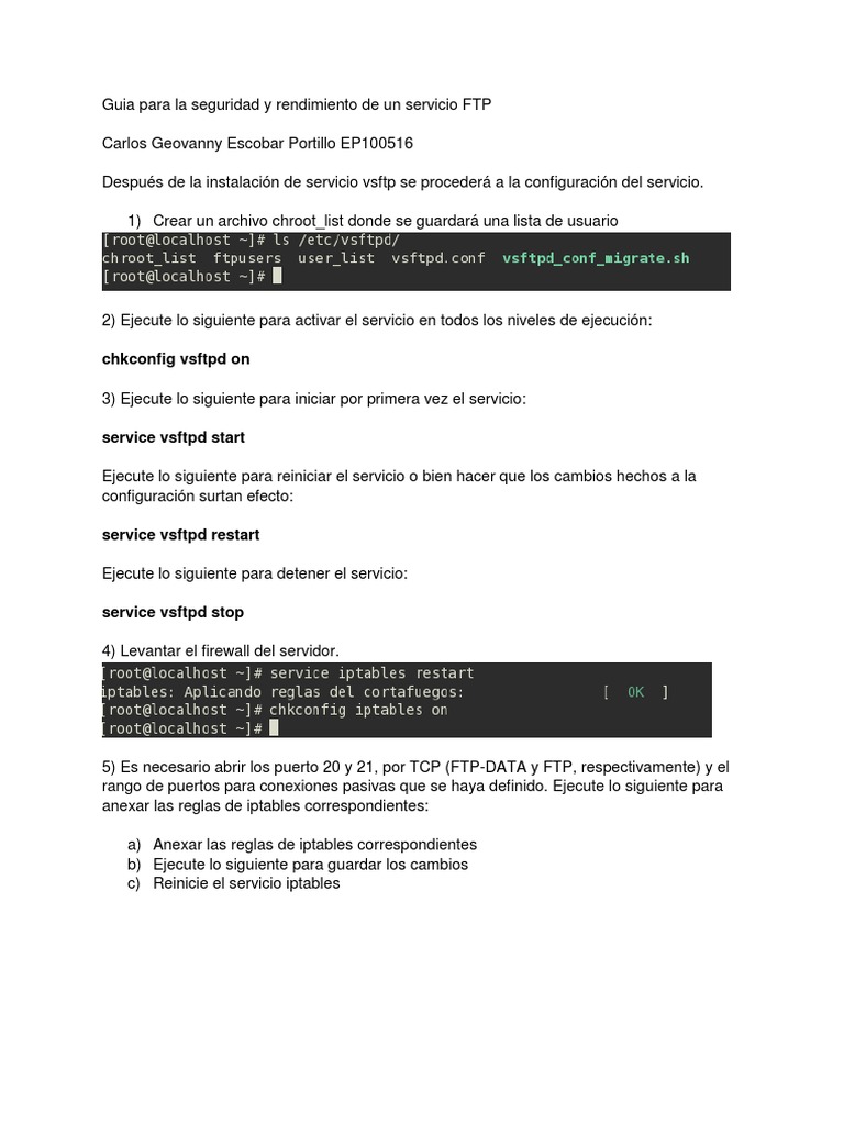Guia para La Seguridad y Rendimiento de Un Servicio FTP PDF | PDF | Transport Layer Security ...