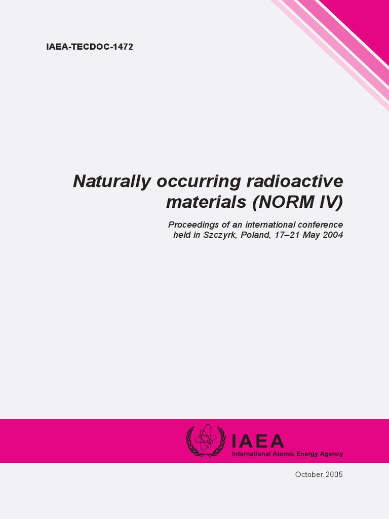 Iaea Tecdoc 1472 PDF | PDF | International Atomic Energy Agency | Mining