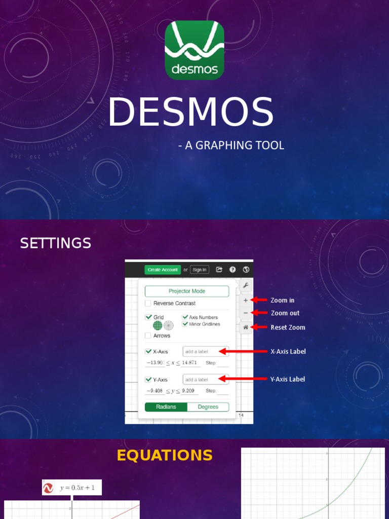 Desmos: - A Graphing Tool | PDF