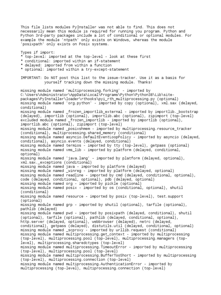 Warn Server | PDF | Modular Programming | System Software