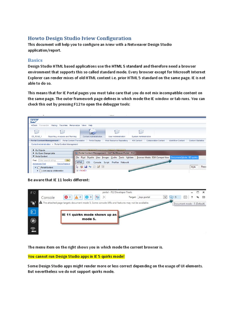 Howto Design Studio Iview | PDF | Html | Application Software