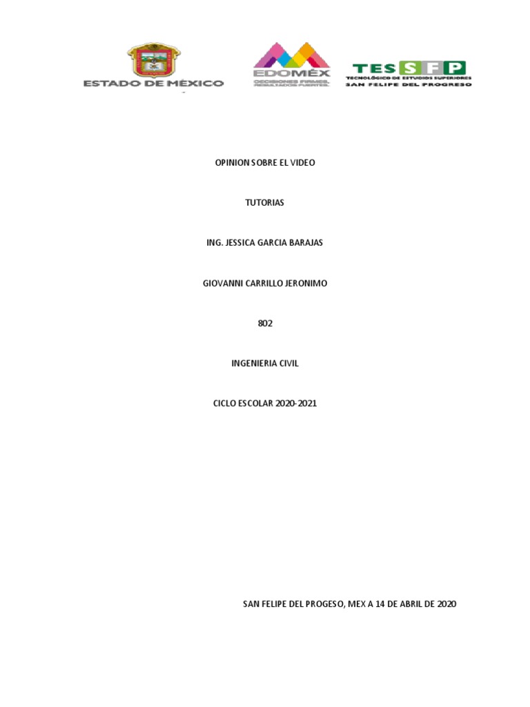 Opinion Sobre El Video Giovanni Carrillo | PDF | Relaciones personales ...