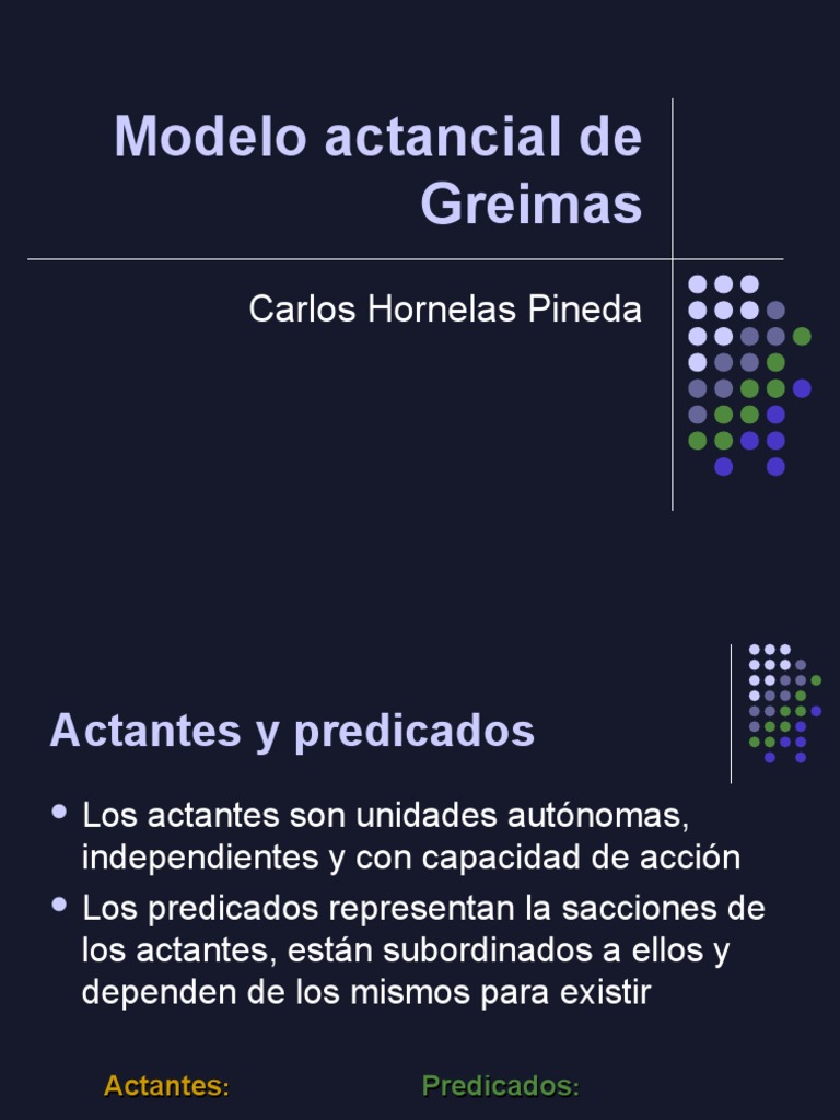 Modelo Actancial de Greimas | Ciencia cognitiva | Sicología y ciencia ...
