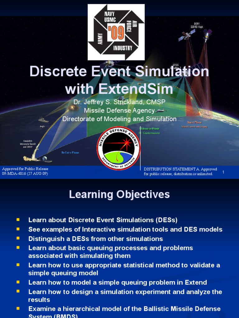 Discrete Event Simulation With ExtendSim | PDF | Probability Distribution | Probability Theory