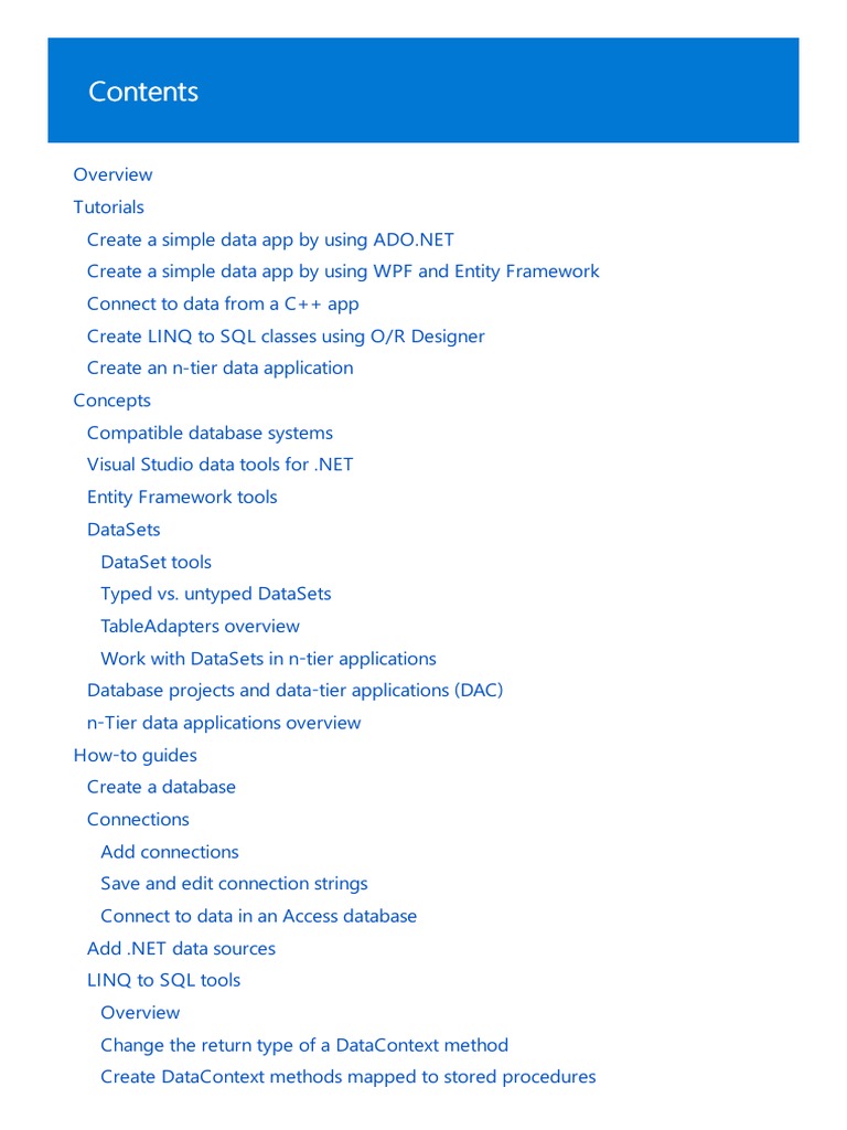Apprendre | PDF | Entity Framework | Microsoft Visual Studio