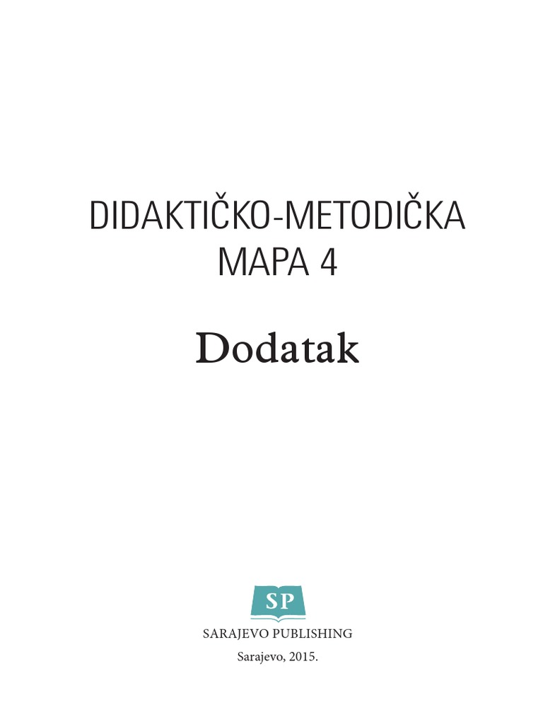 Mapa 4 Teoretski Dio Za CD PDF | PDF