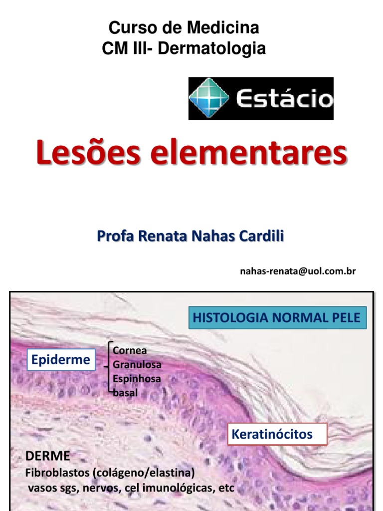 Lesoes Elementares | PDF | Pele | Sistema tegumentar