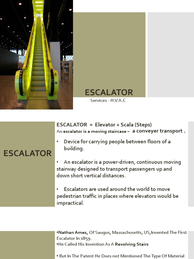 Escalator: Services - H.V.A.C | PDF | Escalator | Civil Engineering