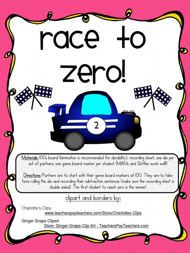 Race To Zero!: Charlotte's Clips Ginger Snaps Clipart | PDF