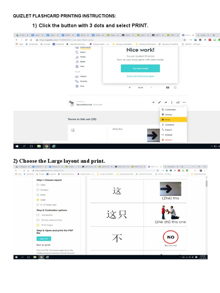 Paper Flashcards and Flashcard Games 1 | PDF | Gaming Devices ...