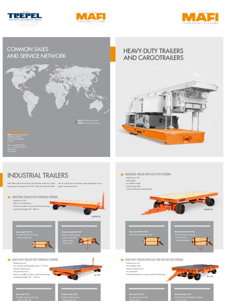 Heavy-Duty Trailers and Cargotrailers: Common Sales and Service Network ...
