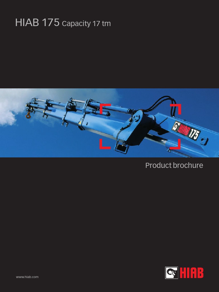 TECHNIC BROCHURE Hiab | PDF | Crane (Machine) | Mechanical Engineering