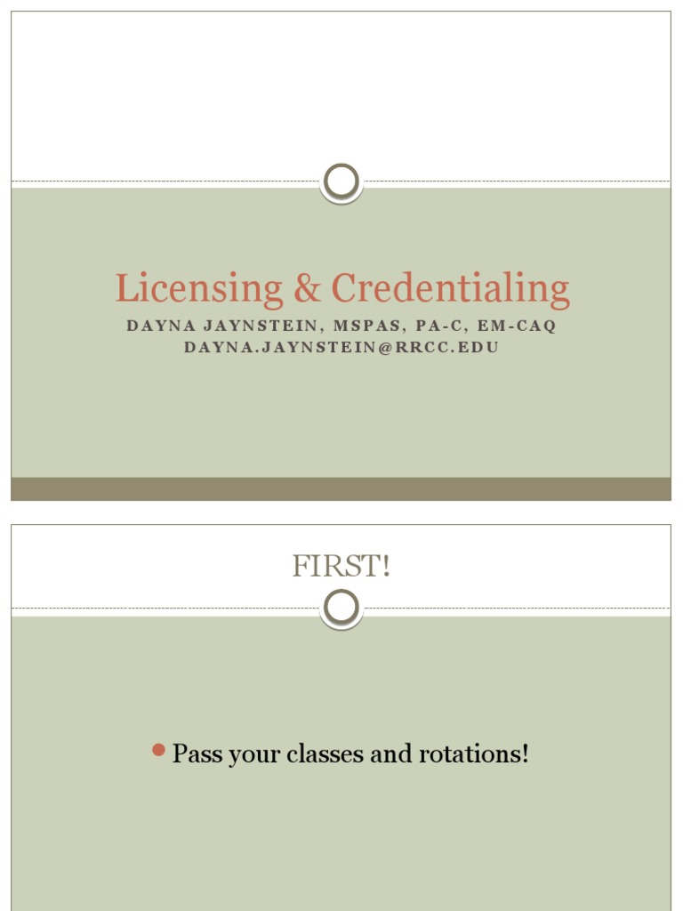 Licensing and Credentialing | PDF | Drug Enforcement Administration ...
