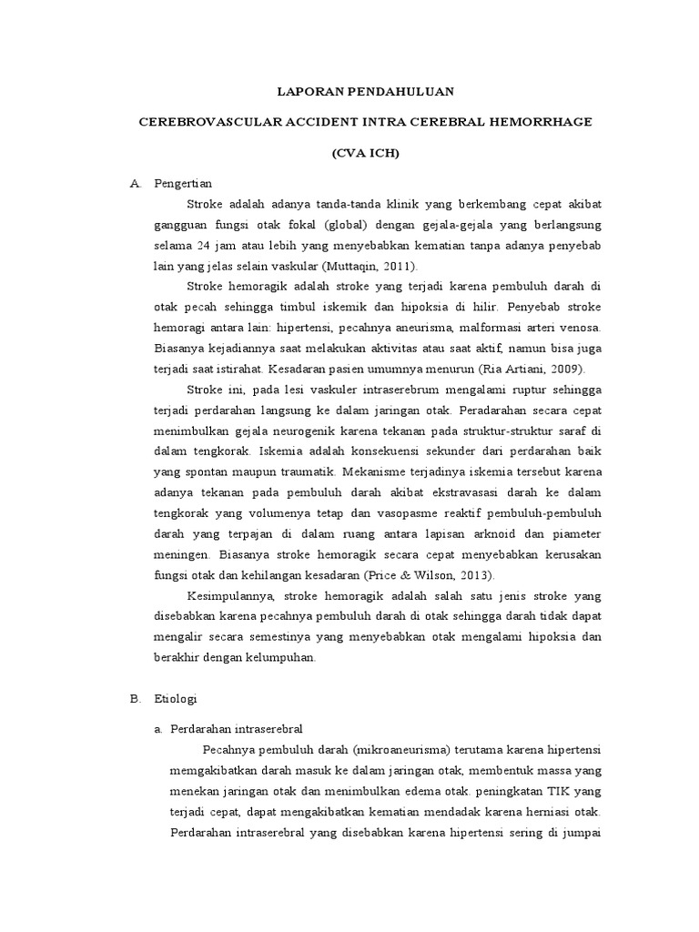 LP CVA ICH Terbaru | PDF