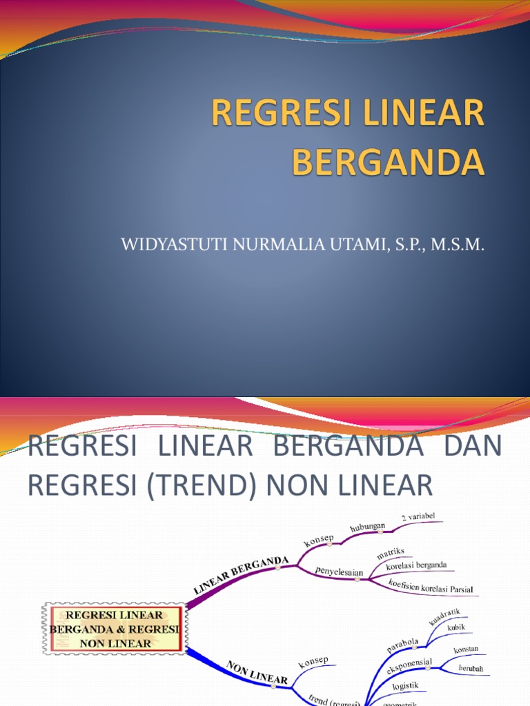 Analisis Regresi Linier Berganda PDF | PDF