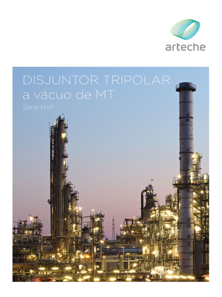 ARTECHE CT DISJUNTOR HVF PT A0 Baixa | PDF | Relé | Transmissão de ...
