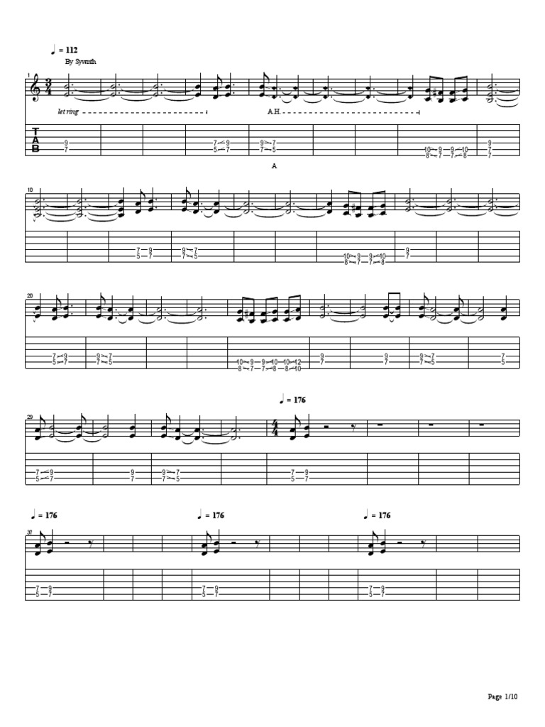 Black Sabbath War Pigs | PDF