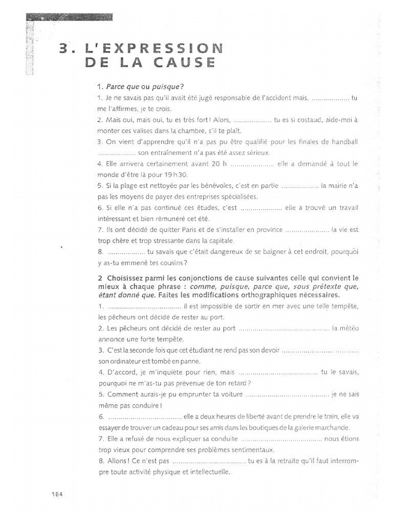 2.3l'expression de La Cause | PDF