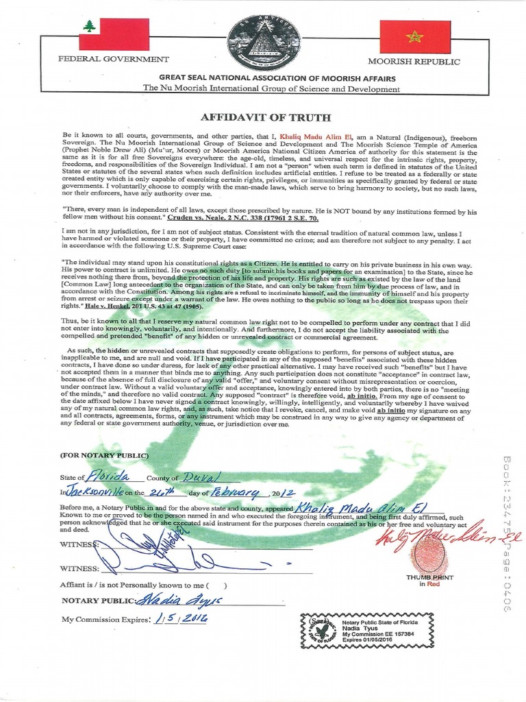 Khaliq-Alim-El: Moorish American and Aboriginal Native American ...