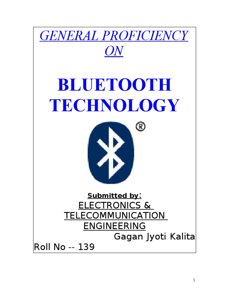 Bluetooth Presentation MRIDUL | PDF | Bluetooth | Wi Fi