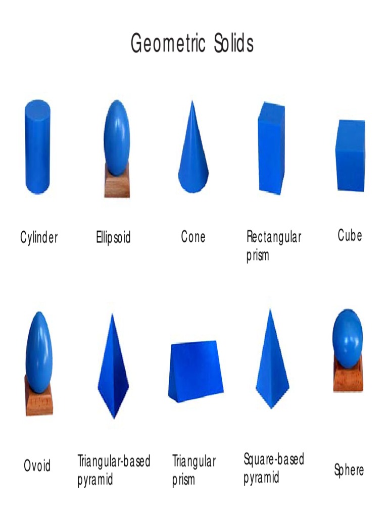 Geometric Solids Overview and Types | PDF