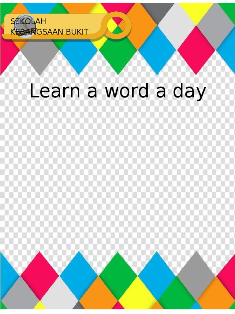 Learn A Word A Day Checklist | PDF