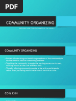 Community Organizing Process | PDF | Community Organizing | Evaluation
