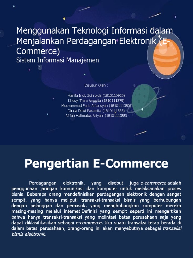 Menggunakan Teknologi Informasi Dalam Menjalankan Perdagangan ...