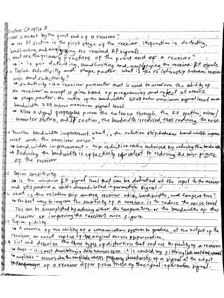 Chapter 5 - Wayne Tomasi 5th Ed. | PDF