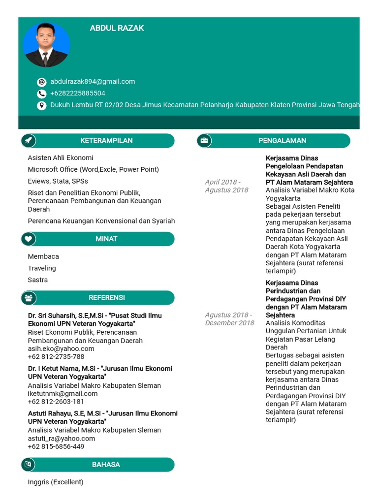 CV-Abdul Razak | PDF